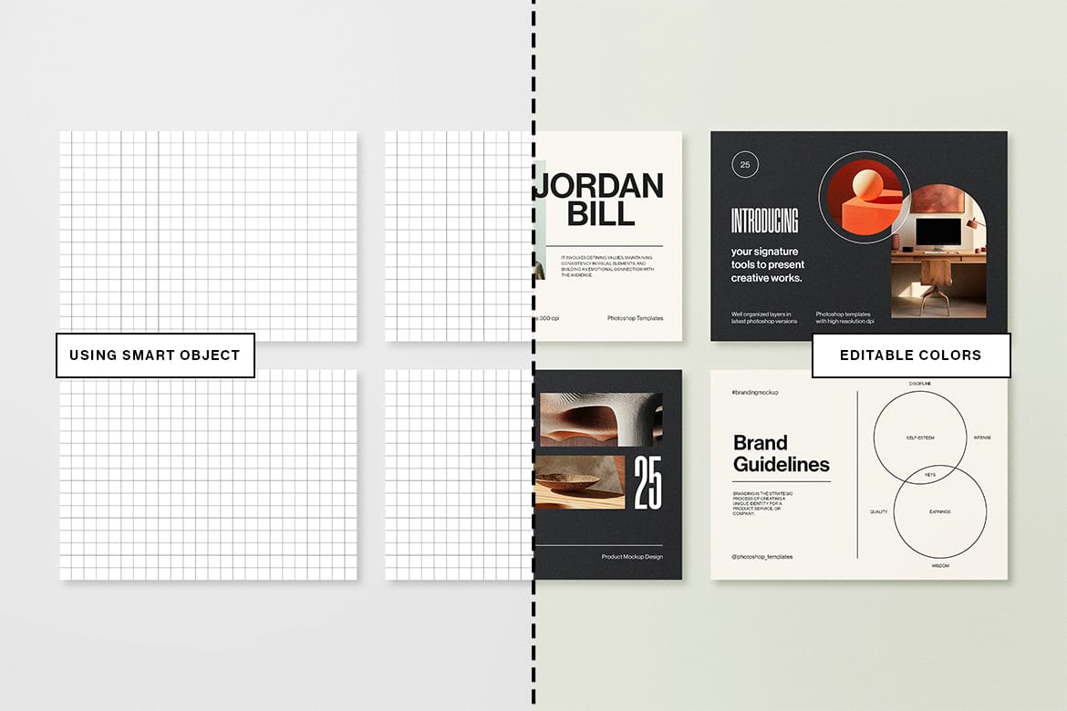 A4 Brand Guidelines Mockup